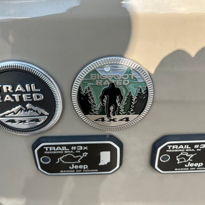 Bigfoot Rated Metal Badge - Etsy