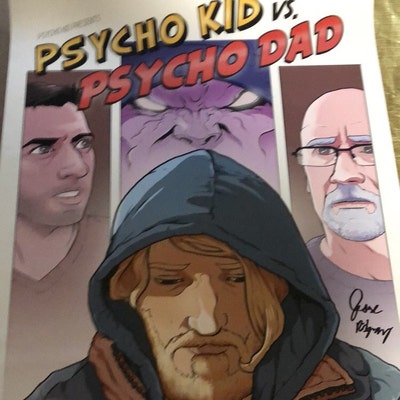 PSYCHO KID PRESENTS Psycho Kid Vs Psycho Dad Poster 18 X 24 - Etsy
