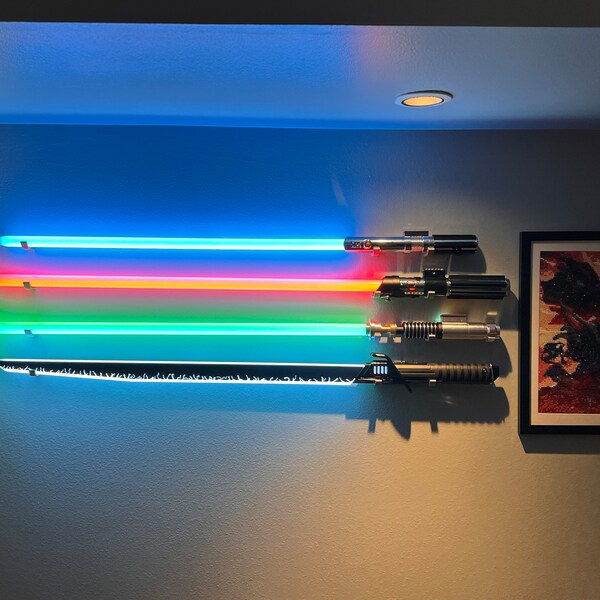 Lightsaber Wall Mount - Etsy