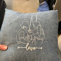 Boho Hand Embroidery Pattern Stack of Books Hoop Art Design Cat ...