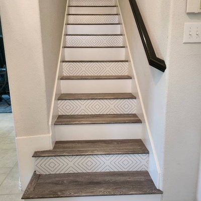 Light Brown Wood Stair Riser, Window Sill, Tile Stickers 7 Inch X 36 ...