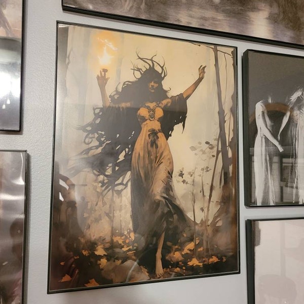 Thread of Life Ancient Greek Mythology Art Print, Ancient Greek Art ...