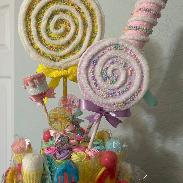 Small Pastel Ice Cream Fruit Loop Sprinkle Glitter Cone 5 Inch - Etsy