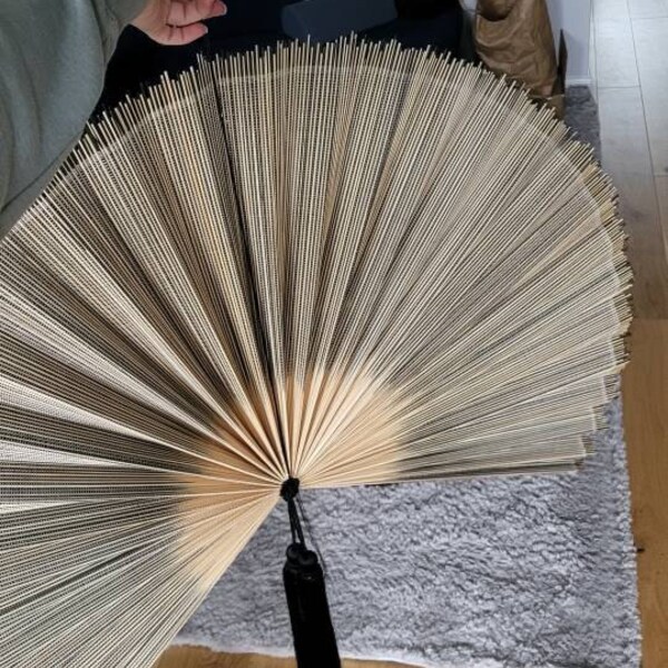 Bamboo Wall Fan, Wall Fan, Bamboo Fan, Bambo Fan Decor, Fan Decor ...