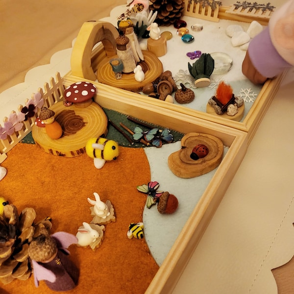 Peg Dolls Fairy Seasons Set Nature Inspired Magical Peg Dolls Seasonal ...