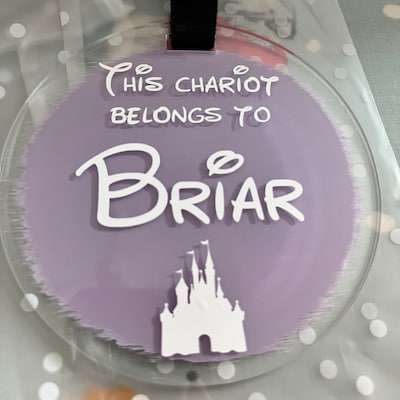 Personalised Acrylic Disc, Hello World Acrylic Disc, Baby Announcement ...