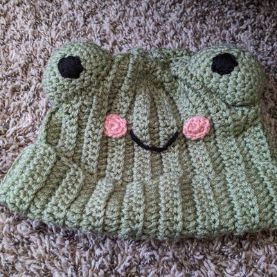 Crochet Frog Beanie Hat - Etsy