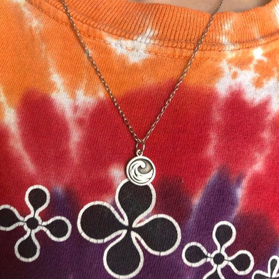 Sterling Silver Elemental Charm Necklace. Earth Element Charm. Fire ...