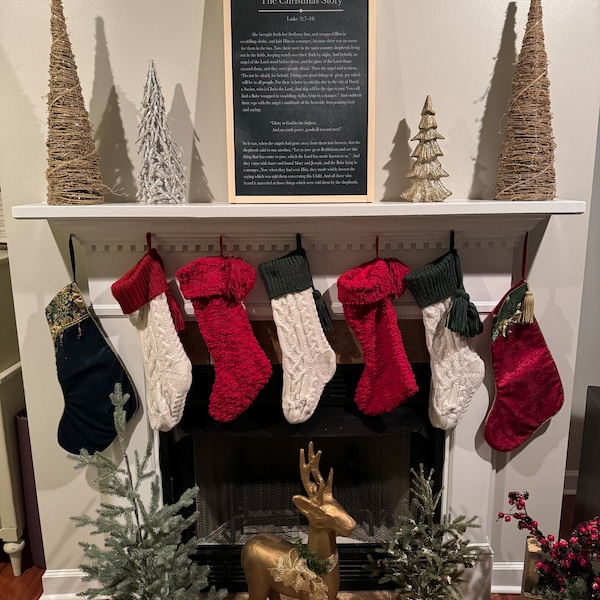 The Christmas Story Sign | Christmas Wood Sign | Holiday Signs | Book ...