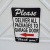 Amazon Deliveries Drop Packages Here Metal Sign/ Magnetic Sign / Decal ...