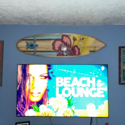 Surfboard Epoxy Resin Wood Bar Beach Wall Decor Furniture Man - Etsy