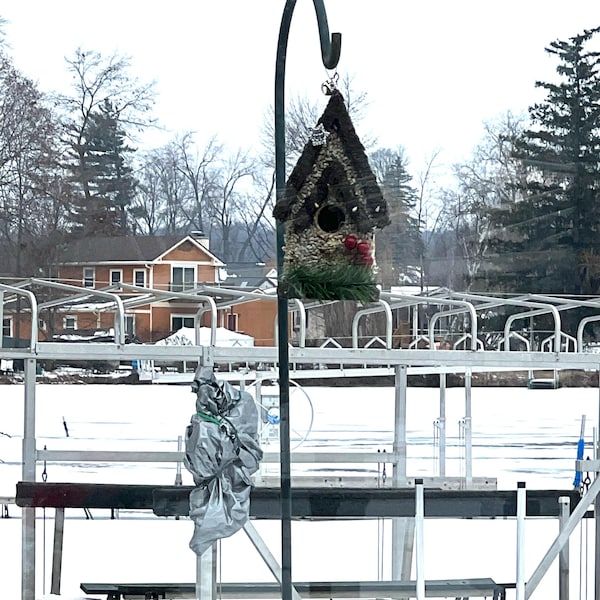 Edible Bird Home, Birdseed Birdhouse, Bird Seed House, Handmade Bird ...