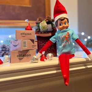 Christmas Elf Sized Elfazon Boxes amazon Elf Prop Idea - Etsy Australia