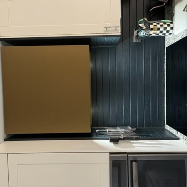 30" Matte Black Square Hood Vent Custom Color 3 Speed Fan With Leds - Etsy