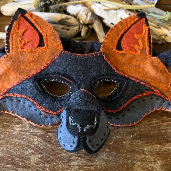 Fox Mask PDF Pattern - Etsy