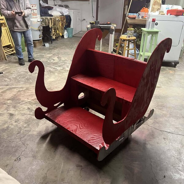 Life-size Santa Sleigh DIY Kid's Rolling Build Plans *PDF* - Etsy