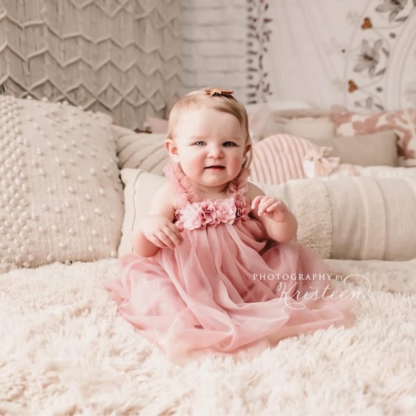 Baby Girl 1st Birthday Outfit, Isn't She Wonderful, Flutter Bodysuit ...