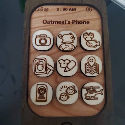Custom Wooden Nook Phone From Animal Crossing - Etsy