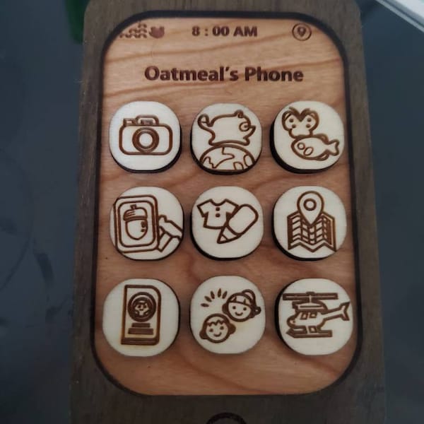 Custom Wooden Nook Phone From Animal Crossing - Etsy