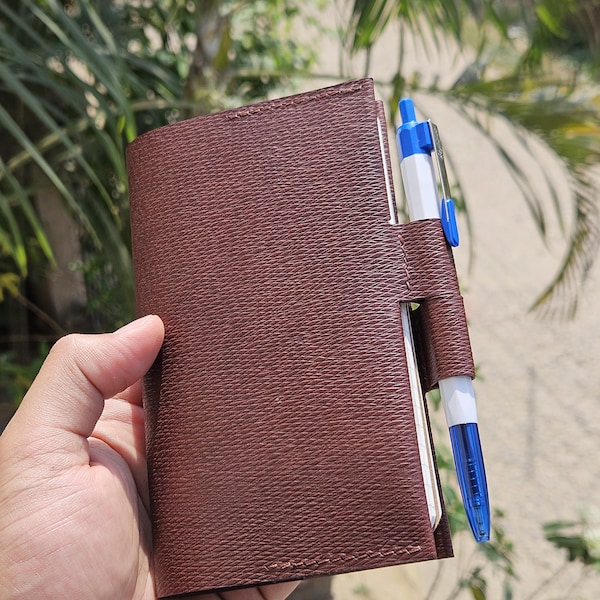 Leather Notebook Cover PDF Pattern: Field Notes Journal Template for 5 ...
