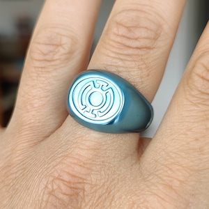 Anodized Yellow Fear Ring - Etsy