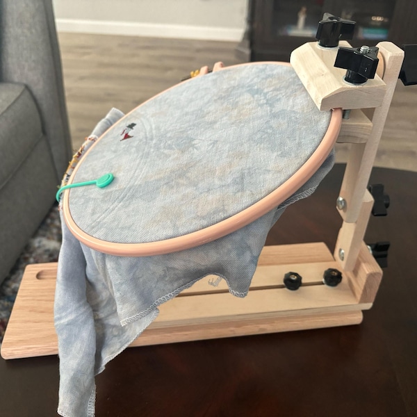 Rug Hooking Floor Stand With 11 X 14 Hooking Area Top Includes Lap Base ...