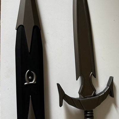 Hand-forged Infinity Sword Metal Infinity Blade Miniature Replica 30cm ...