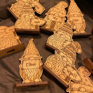 Christmas Personalised Gonk Decorations Place Names - Etsy UK