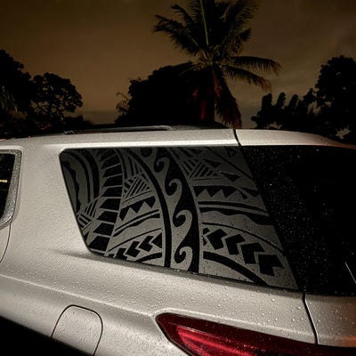 Fits 1996-2002 Toyota 4RUNNER Rear Side Windows Mountain Tree Outdoor ...