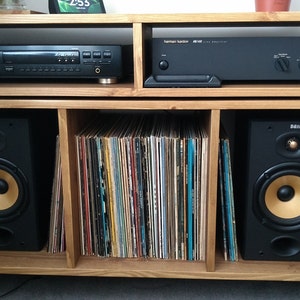 Record Player Stand / Vinyl Storage / Media Unit - Etsy