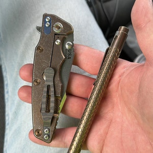 Benchmade Bugout 535 Replacement Scale Kit / BLACKOUT Metal Lined ...