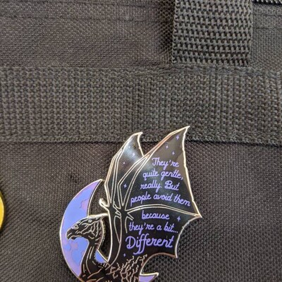 A Bit Different Enamel Pin - Etsy