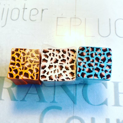 Polymer Clay Tutorial: Step by Step Polymer Clay Faux Dichroic ...