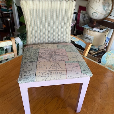 Vintage Fabric Vintage Map of United States by Aftermyart Retro ...