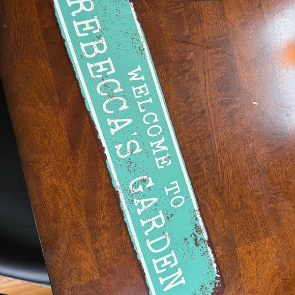 Personalized Garden Sign - Custom Garden Gate Sign - Gardener Friend ...