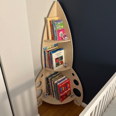 Corner Shelf Montessori Toy Shelf Corner Toyshelf Montessori Wooden ...