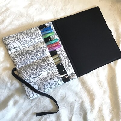 10 Different Black & White COLOR ME Fabrics 10 Different Designs to ...