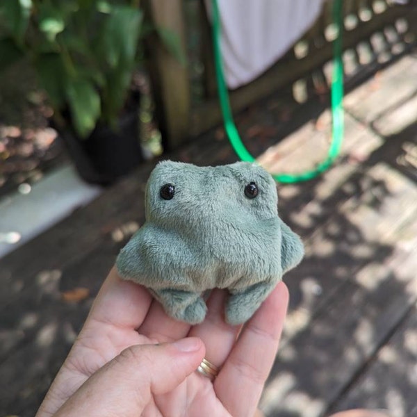 Pocket Frog Plush Toy, Worry Pet, Weighted Animal, Travel Companions ...