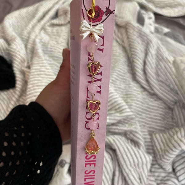 Metal Bookmarks II | Dangling Beaded Bookmark | Gift Idea | Charm ...