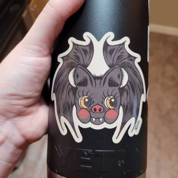 Vintage Kewpie Bat Sticker, Halloween Kewpie, Bat Sticker, Kewpie Doll ...