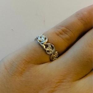 Unusual Garnet Branch Engagement Ring Twisted Branch Ring | Etsy