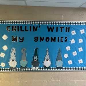 Winter Gnomes January Bulletin Board Kit - Etsy
