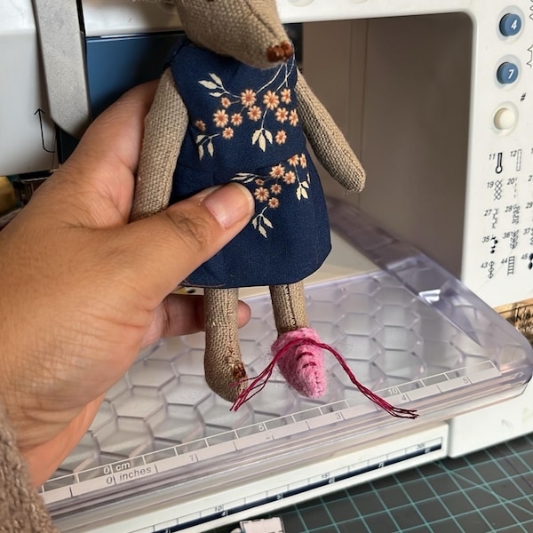 Mini Mouse 16 Cm Soft Toy Sewing Pattern and Tutorial - Etsy