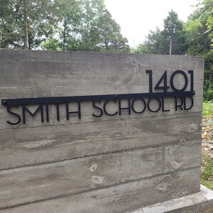 10 Inch Metal House Numbers and Letters, Modern House Numbers, Classic ...