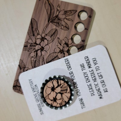 Plumeria Tropical Lei Flower Embroidery Floss Thread Storage Holder ...