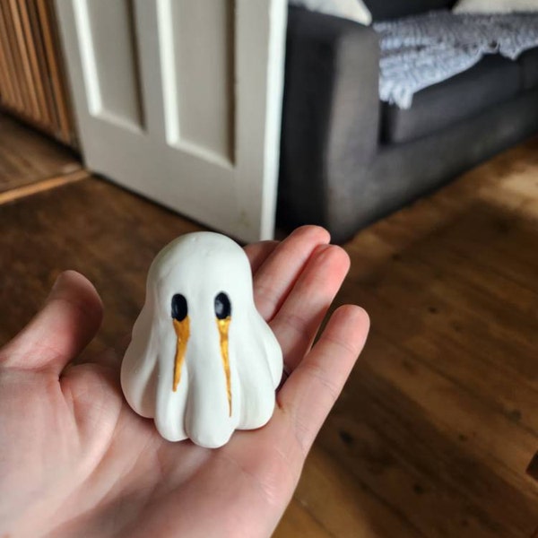Serpent Ghost! Snake Love. Handmade Ghost Figure With Black and Gold ...