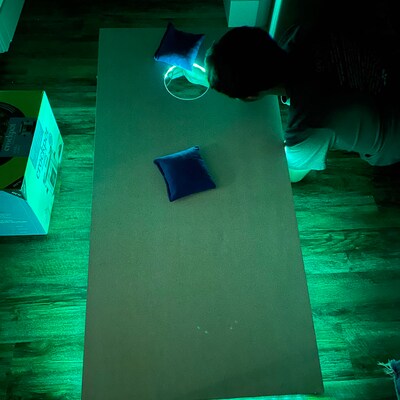 Tailgating Pros 4'x2' LED Cornhole Boards W/ Carrying Case & Set of 8 ...