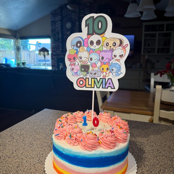 Dan-dy World Birthday Cake Topper, Editable Cake Toppers, Dan-dy World ...