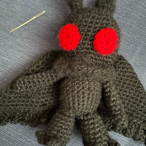Mothman Crochet Amigurumi Pattern - Etsy