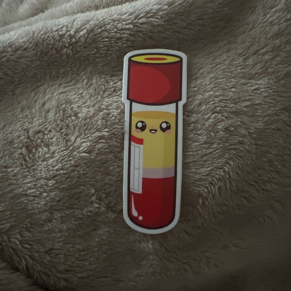 Serum Separator Blood Tube Sticker | Phlebotomy Sticker | Clinical ...